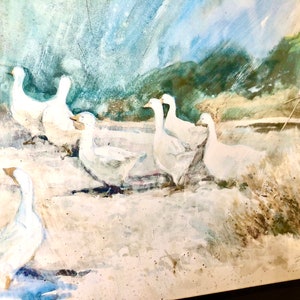 Vintage, Famous "dawna Barton" 1982 Watercolor Painting Print With ...