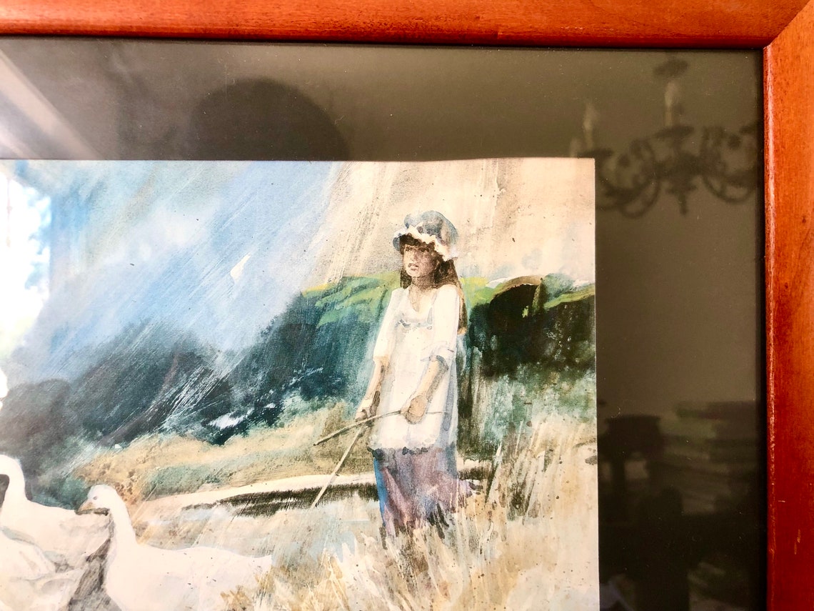 Vintage, Famous "dawna Barton" 1982 Watercolor Painting Print With ...