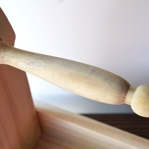 Unfinished Wooden Tote Box, Spindle Handle, Fully Assembled. - Etsy