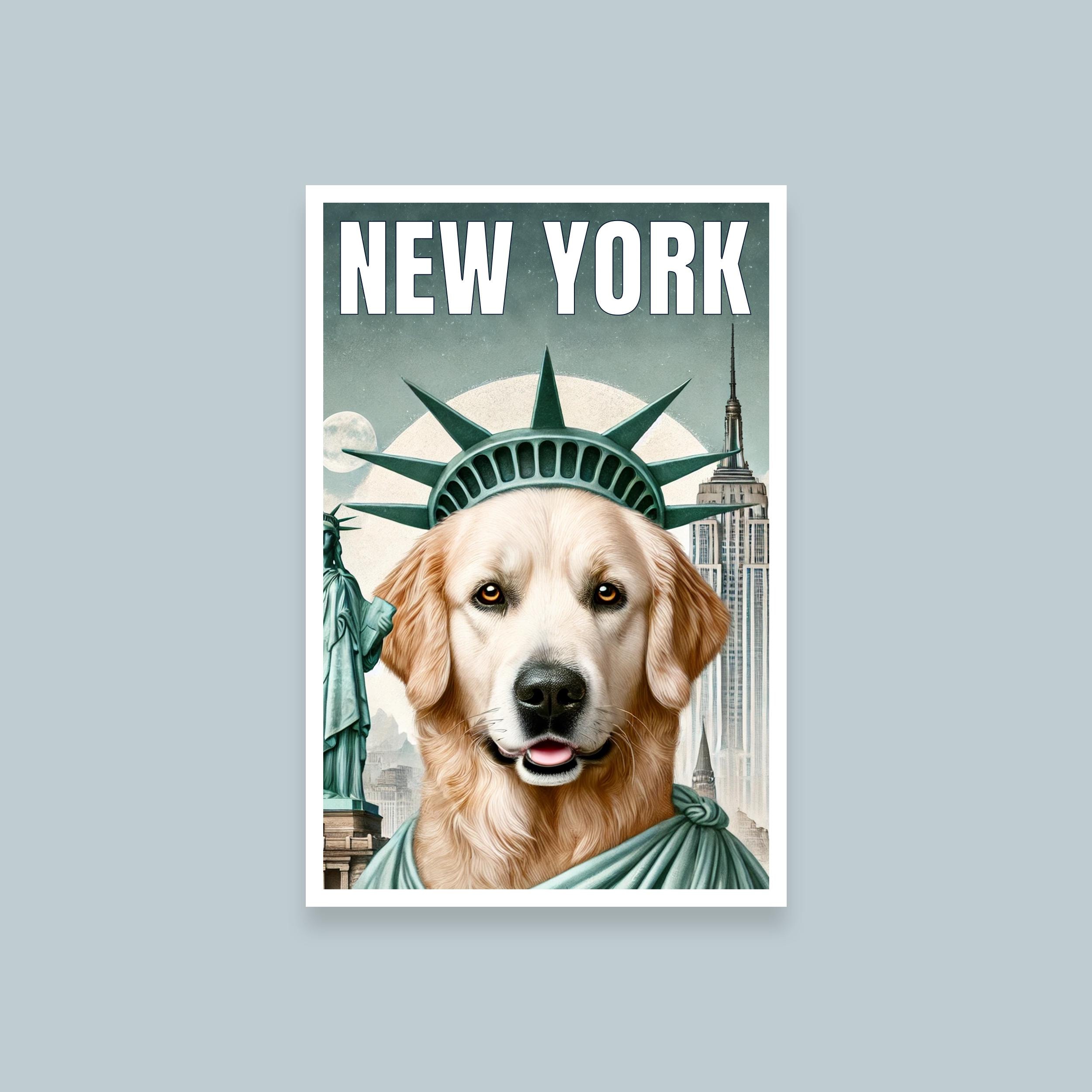 Dog Postcards Set – City Outfits, Travel Art, Dog Lover Gift - Etsy