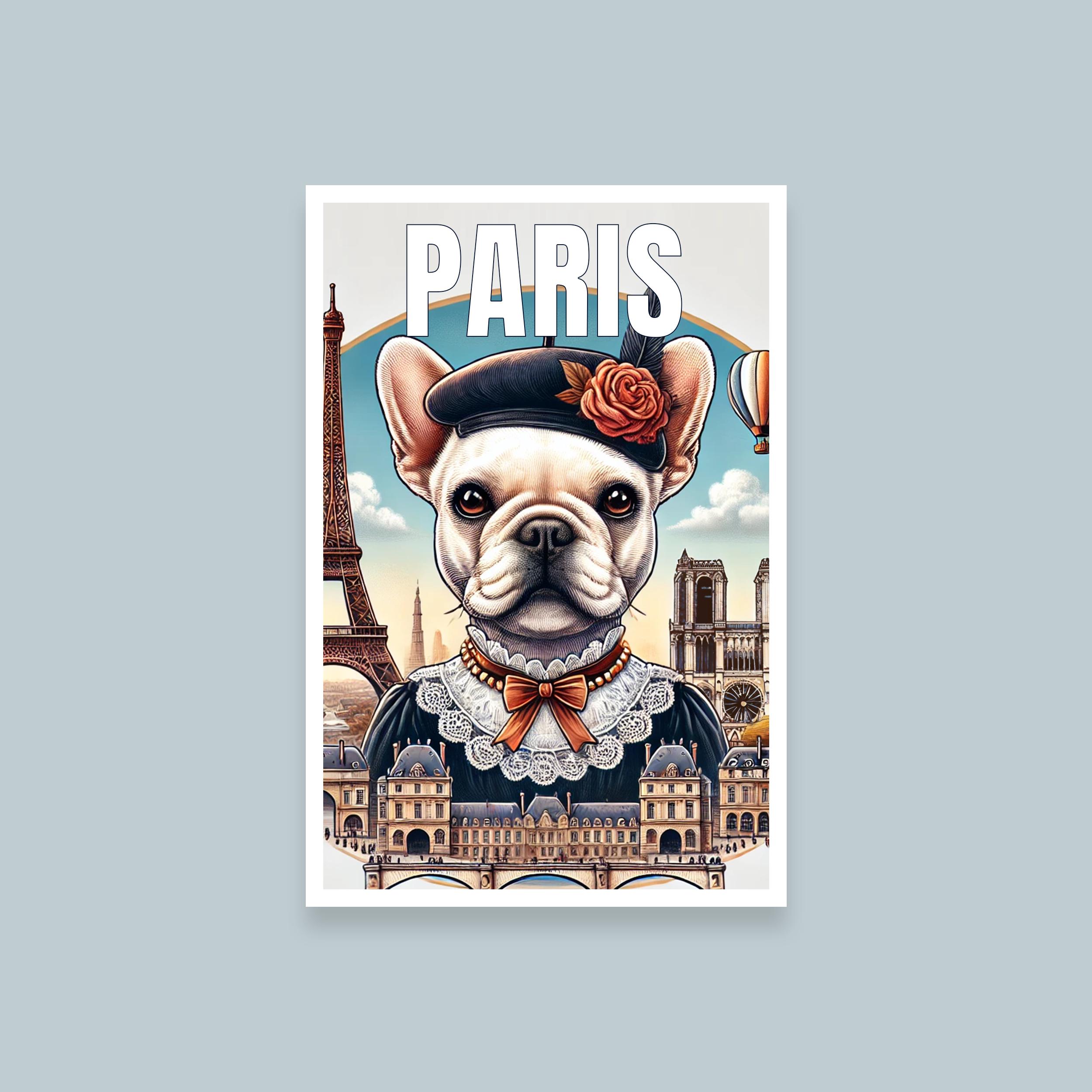 Dog Postcards Set - Cute Dogs in Iconic City Outfits | Tokyo, New York ...