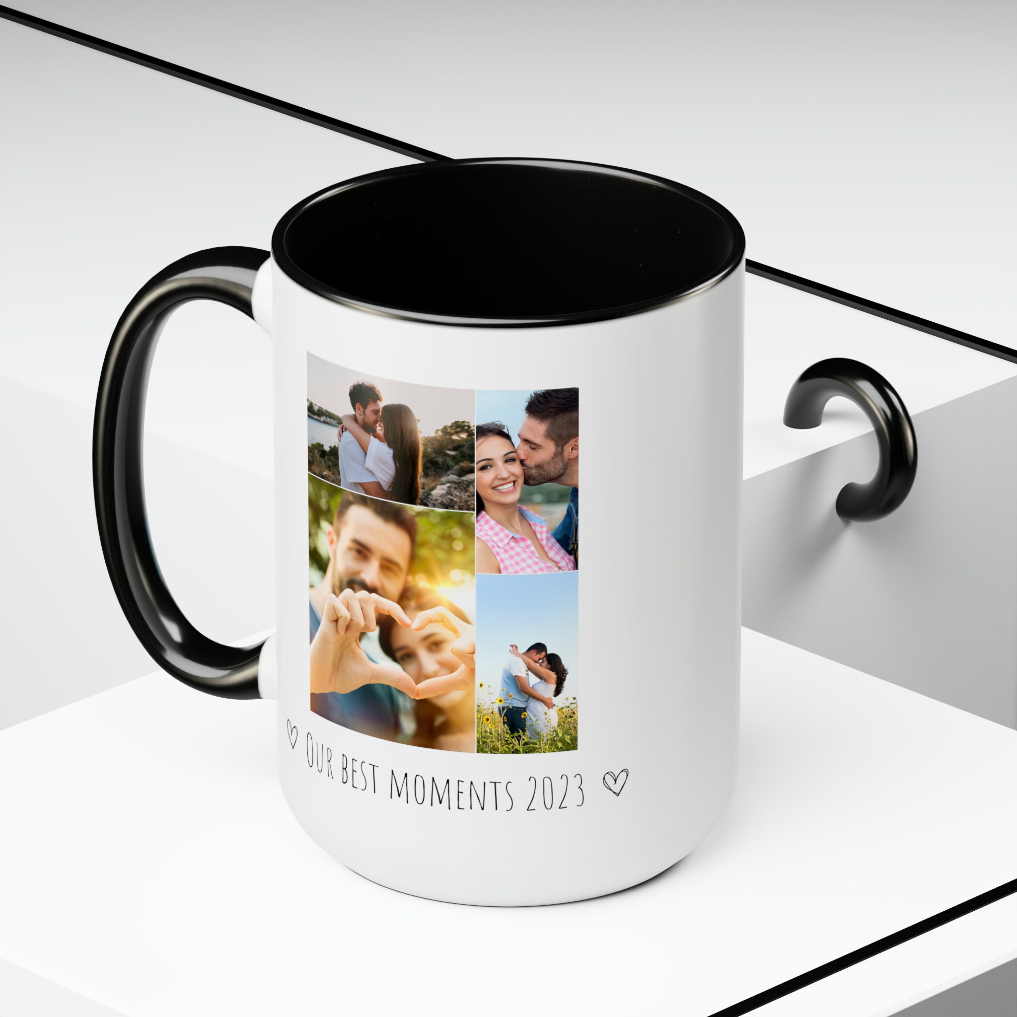 Custom Photo Mug, Custom Photo Collage Mug, Custom Photo Coffee Mug ...
