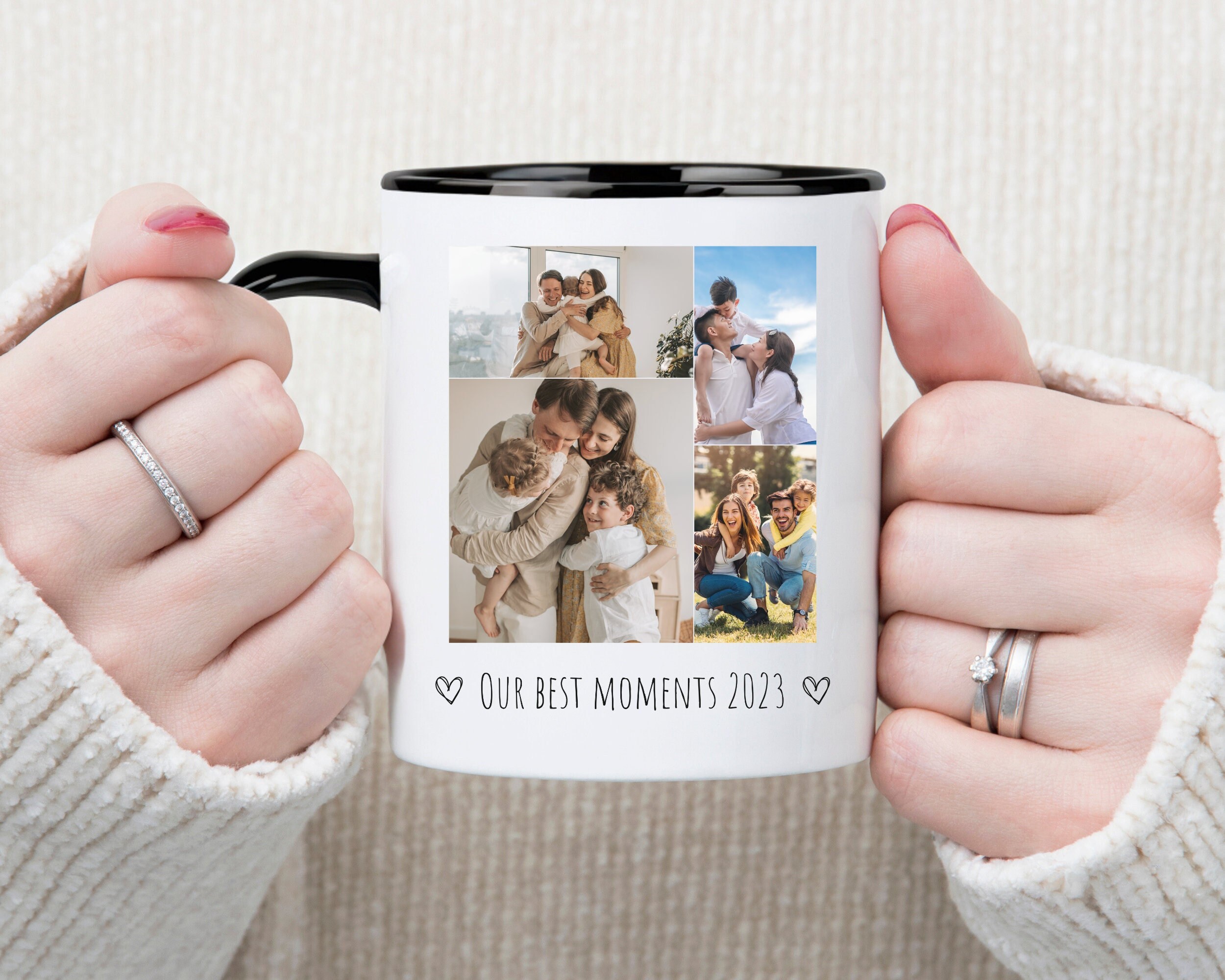 Custom Photo Mug, Custom Photo Collage Mug, Custom Photo Coffee Mug ...