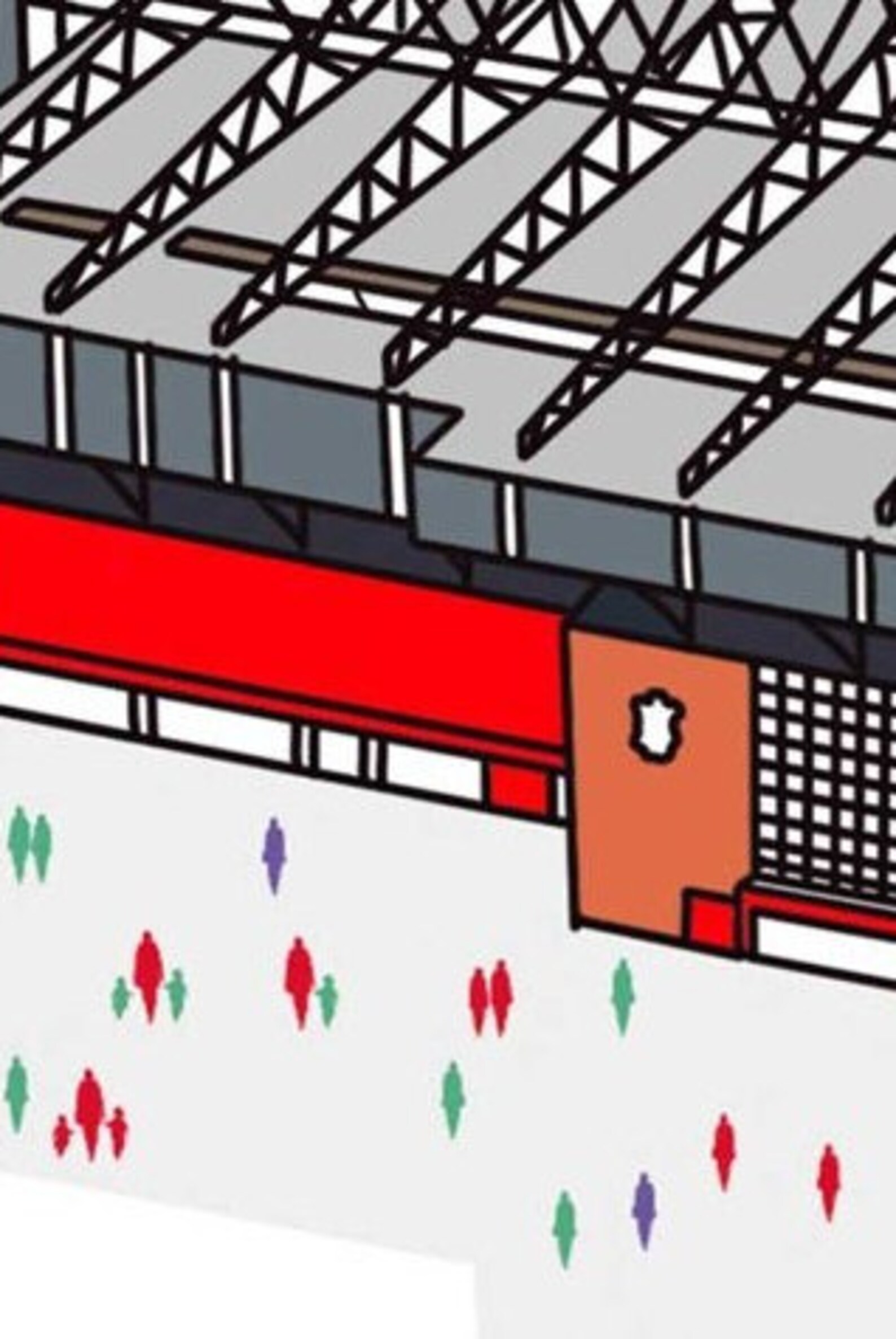 ANFIELD STADIUM Digital Sketch Print A3 Size Ideal Birthday Gift for ...