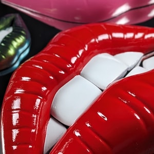 Lips Bitten Wall Art Hangable Decor - Gift for Women - Etsy