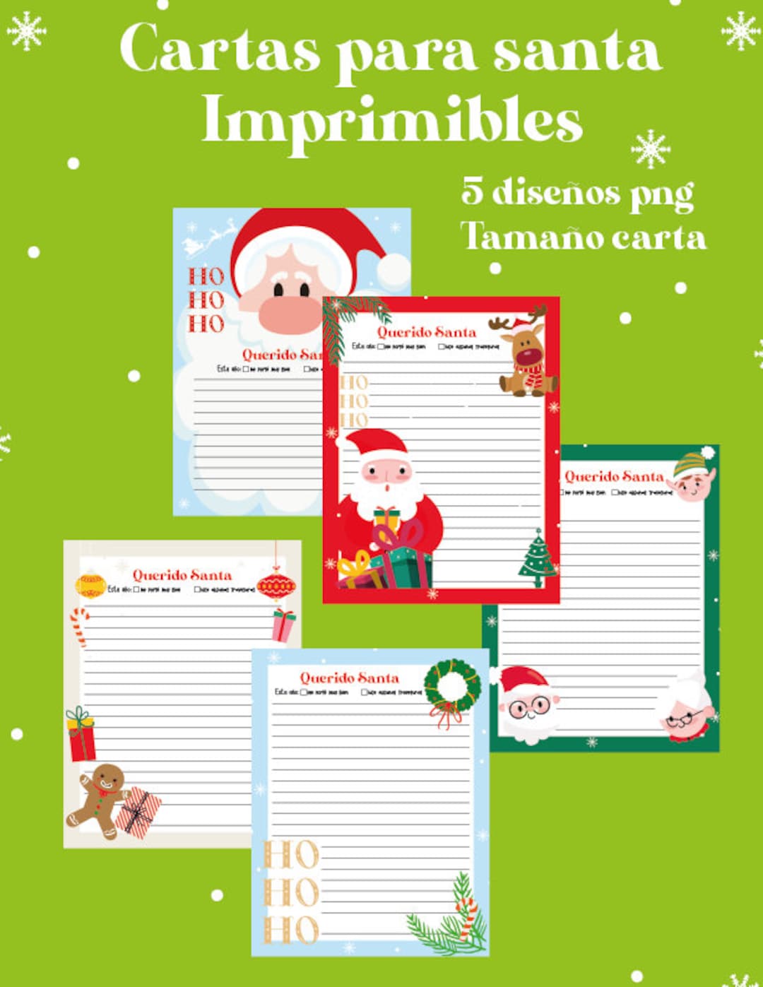 Letter to Santa, Letter to Santa Spanish, Letter for Santa, Letter to ...