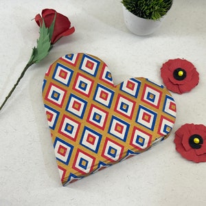 Handmade Paper Heart Shape Notebooks for Valentines Day Gift, Velvet ...