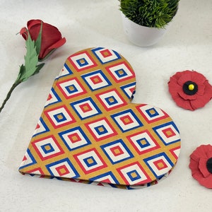 Handmade Paper Heart Shape Notebooks for Valentines Day Gift, Velvet ...