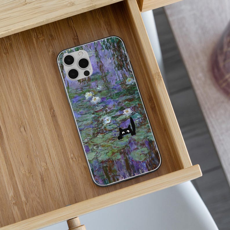 Cat Phone Case Cute Kitten Catlovers Cover for iPhone 17, 16 Pro, 15 ...