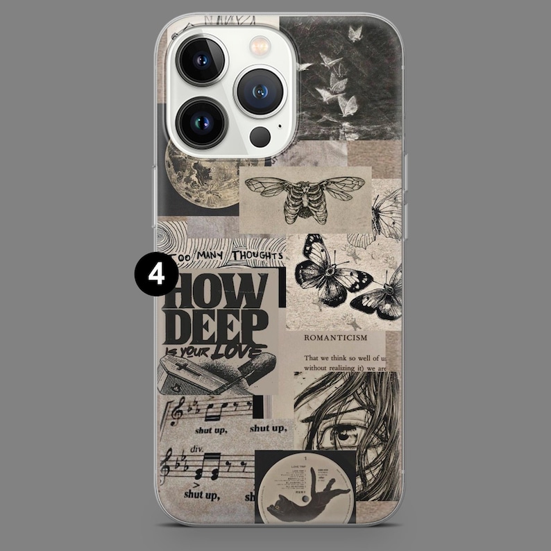 Grunge Horror Phone Case Gothic Urban Cover for iPhone 17, 16 Pro, 15 ...
