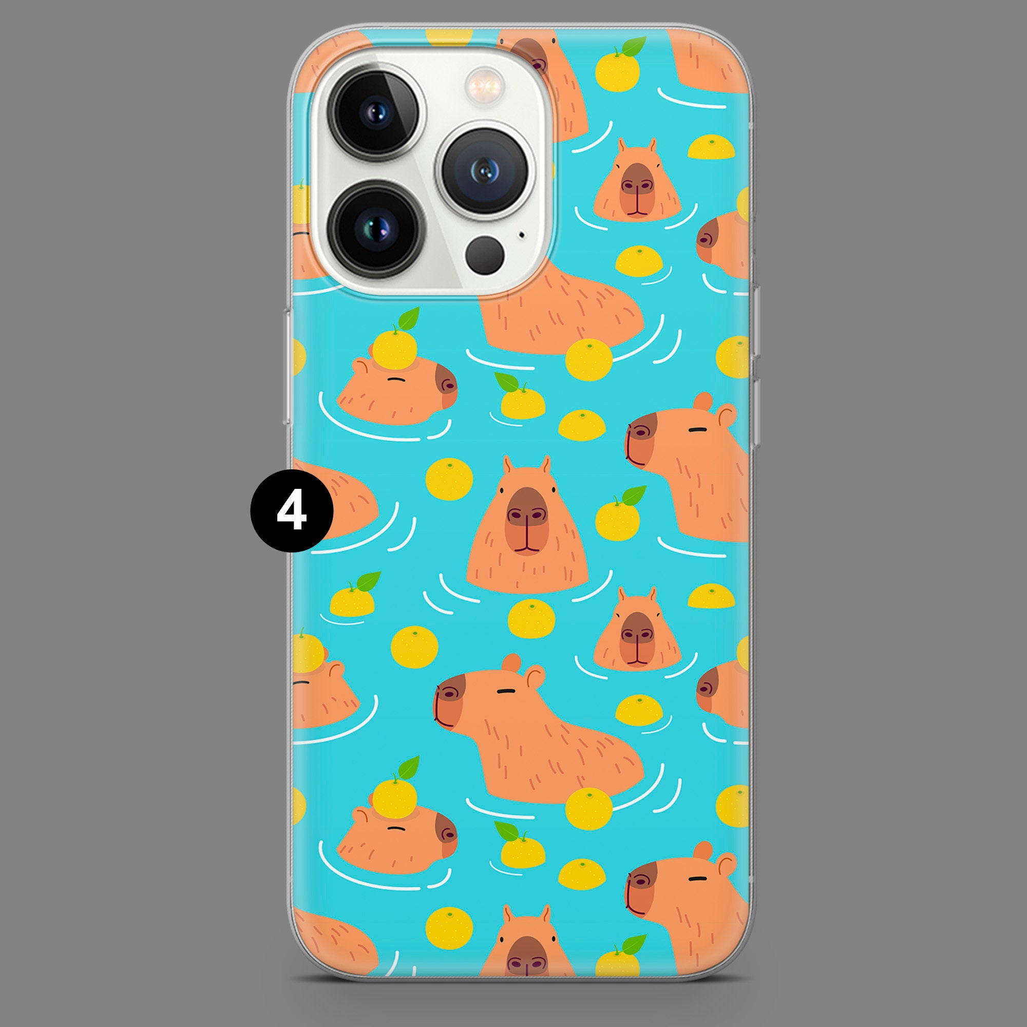 Capybara Phone Case Cute Capibara Herbivore Rodent Cover for iPhone 17 ...