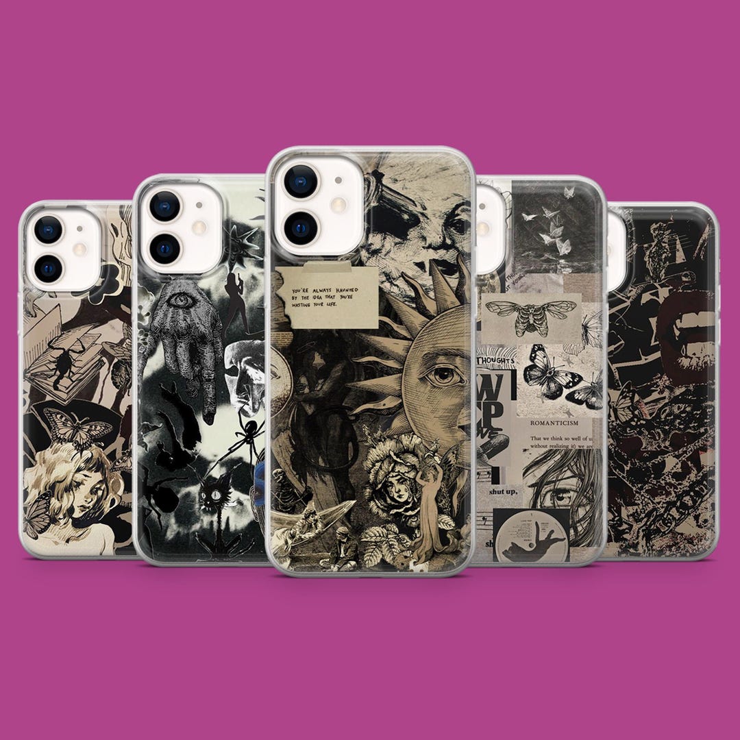 Grunge Horror Phone Case Gothic Urban Cover for iPhone 17, 16 Pro, 15 ...