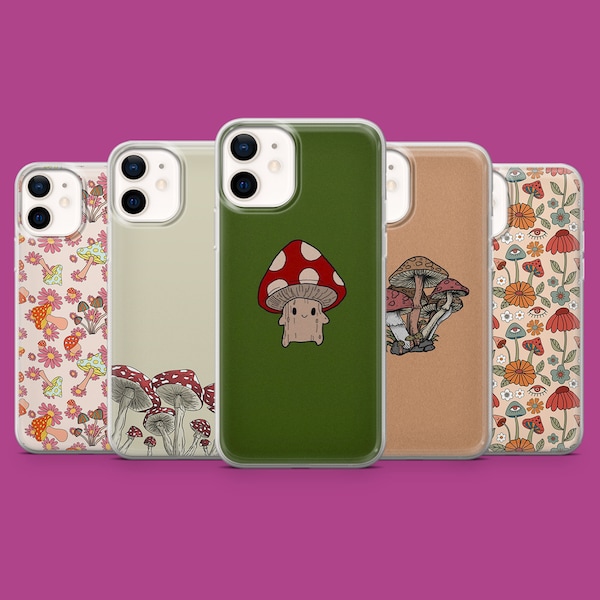 Mushrooms Fungi Phone Case - Etsy