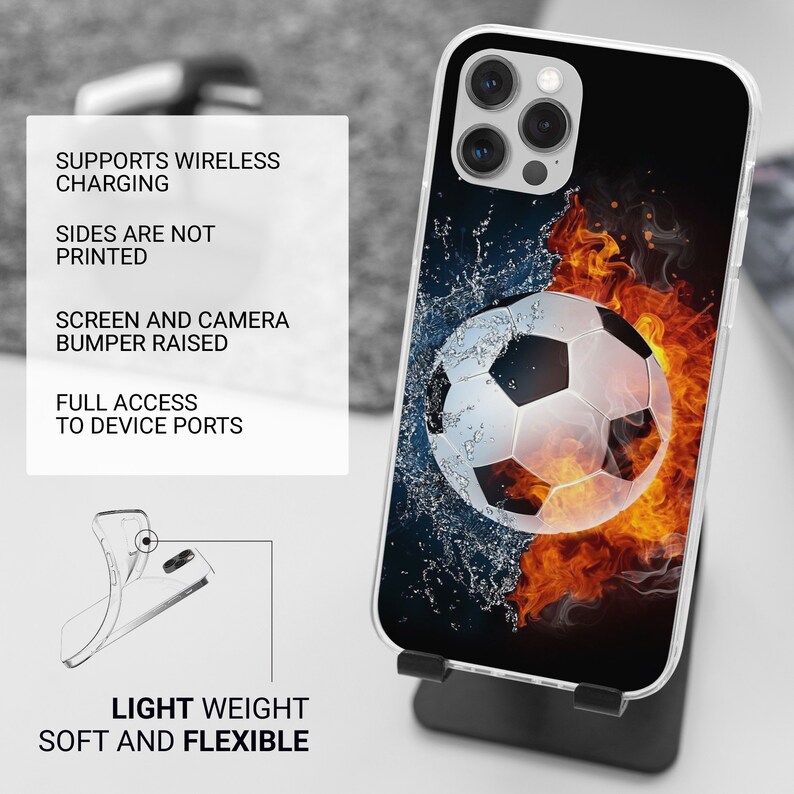 Football Phone Case Soccer Goal Competition Cover for iPhone - Etsy ...