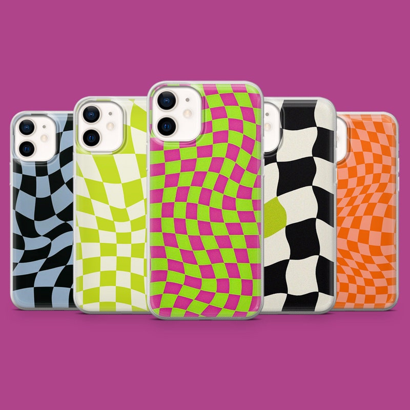 Checkered Phone Case - Etsy