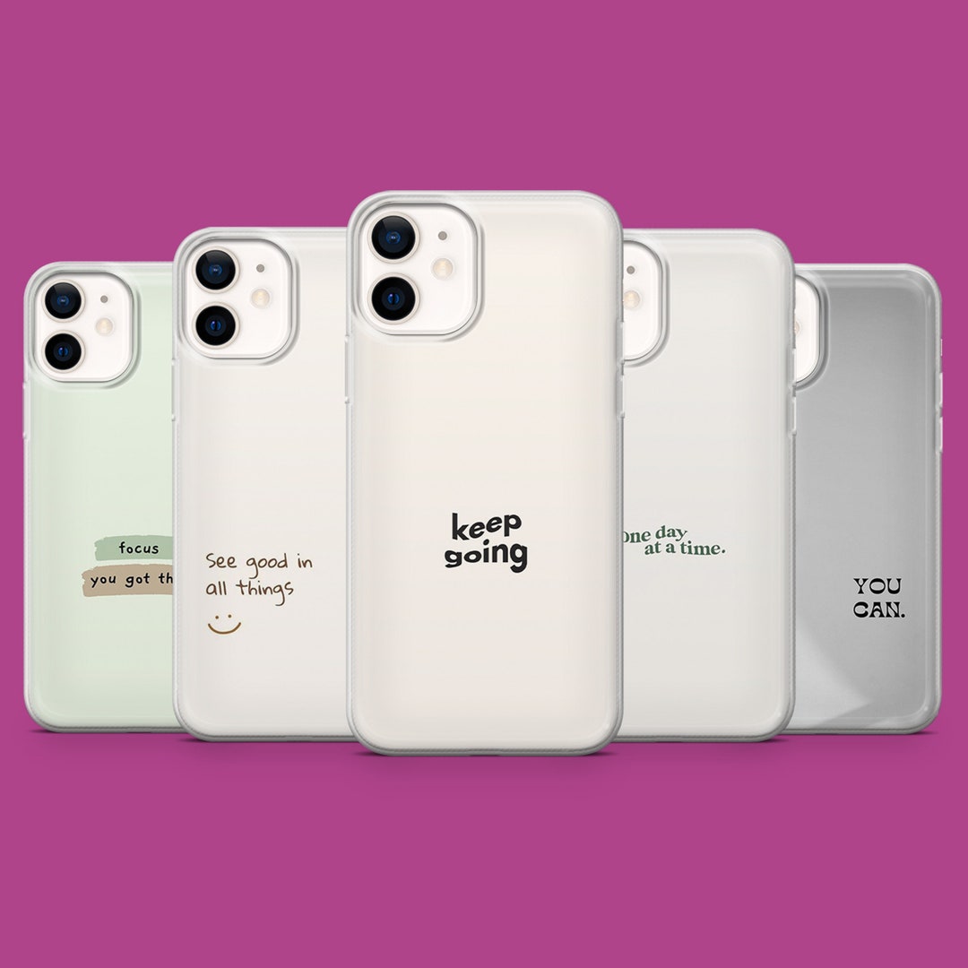 Inspiration Phone Case Motivational Quote Cover for iPhone 17 16 15 14 ...