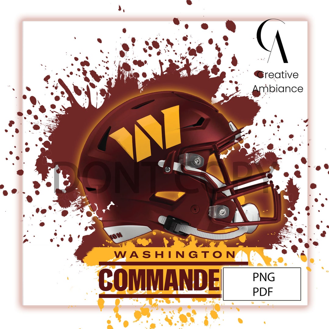 Commanders PNG-PDF, Commanders Football Team Digital Design - Etsy