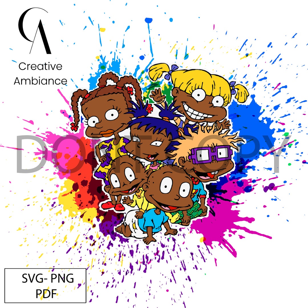 Rugrats Png, Rugrats Svg, Colorful Rugrats, Rugrats Png for Sublimation ...