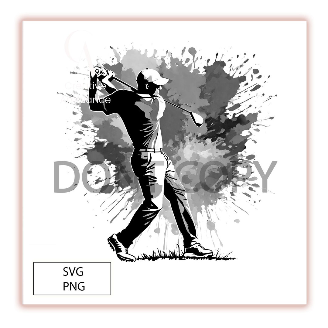 Golf SVG PNG Golf Shirt Digital Design, Custom Golf Balls, Golf ...