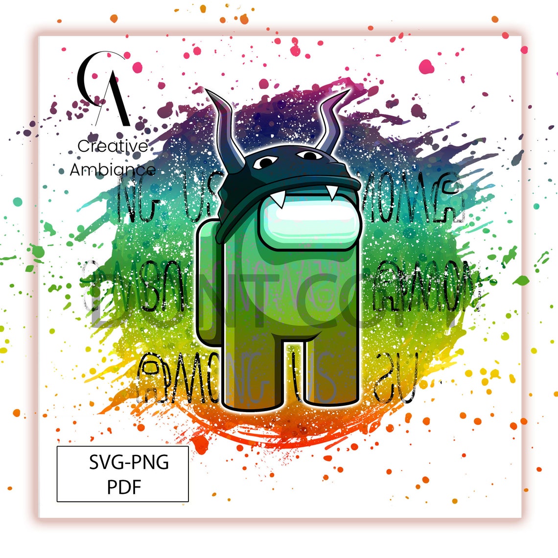 Among Us PNG-PDF-SVG Amongus Shirt Digital Design Amongus - Etsy