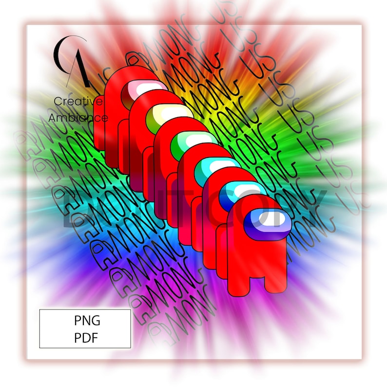 Among Us PNG-PDF, Amongus Shirt Digital Design, Amongus Sweatshirts ...