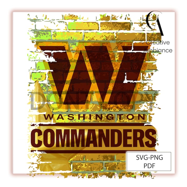 Washington Commanders Logo Svg - Etsy
