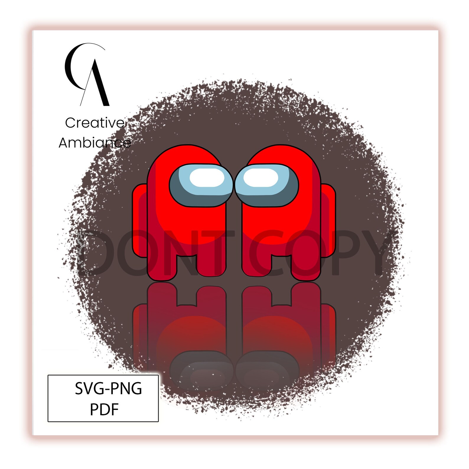 Among Us PNG-PDF-SVG, Among Us Shirt, Digital Design, Among Us ...