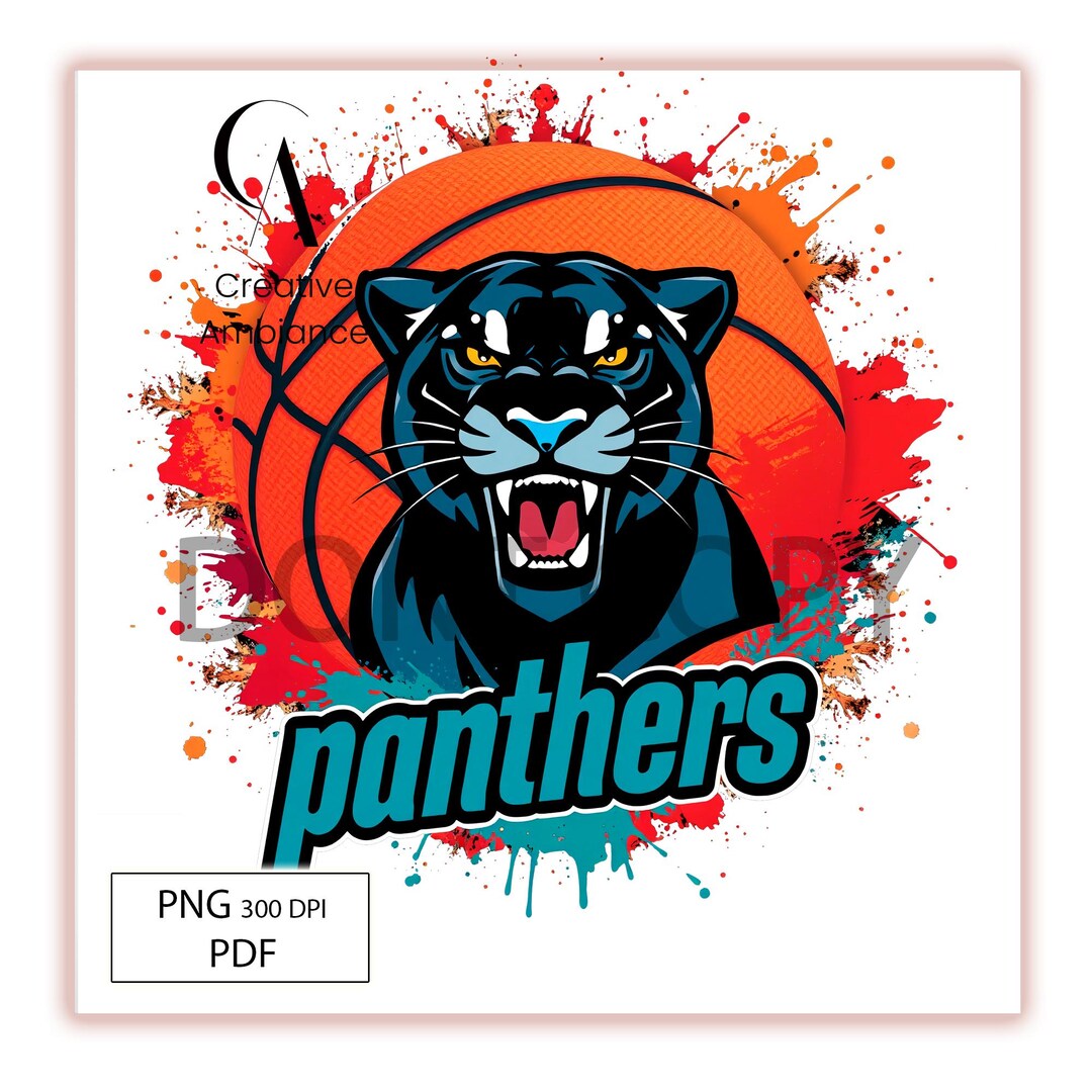 Panthers PNG Panthers Basketball PNG Panthers Sublimation Design ...