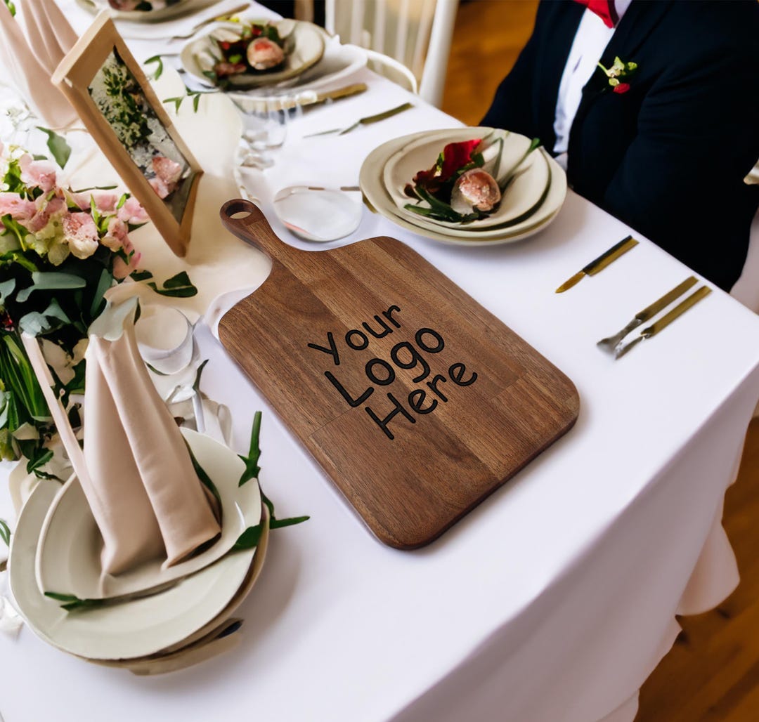 Custom Cutting Board, Logo Cutting Board, Engraved Wood Board ...