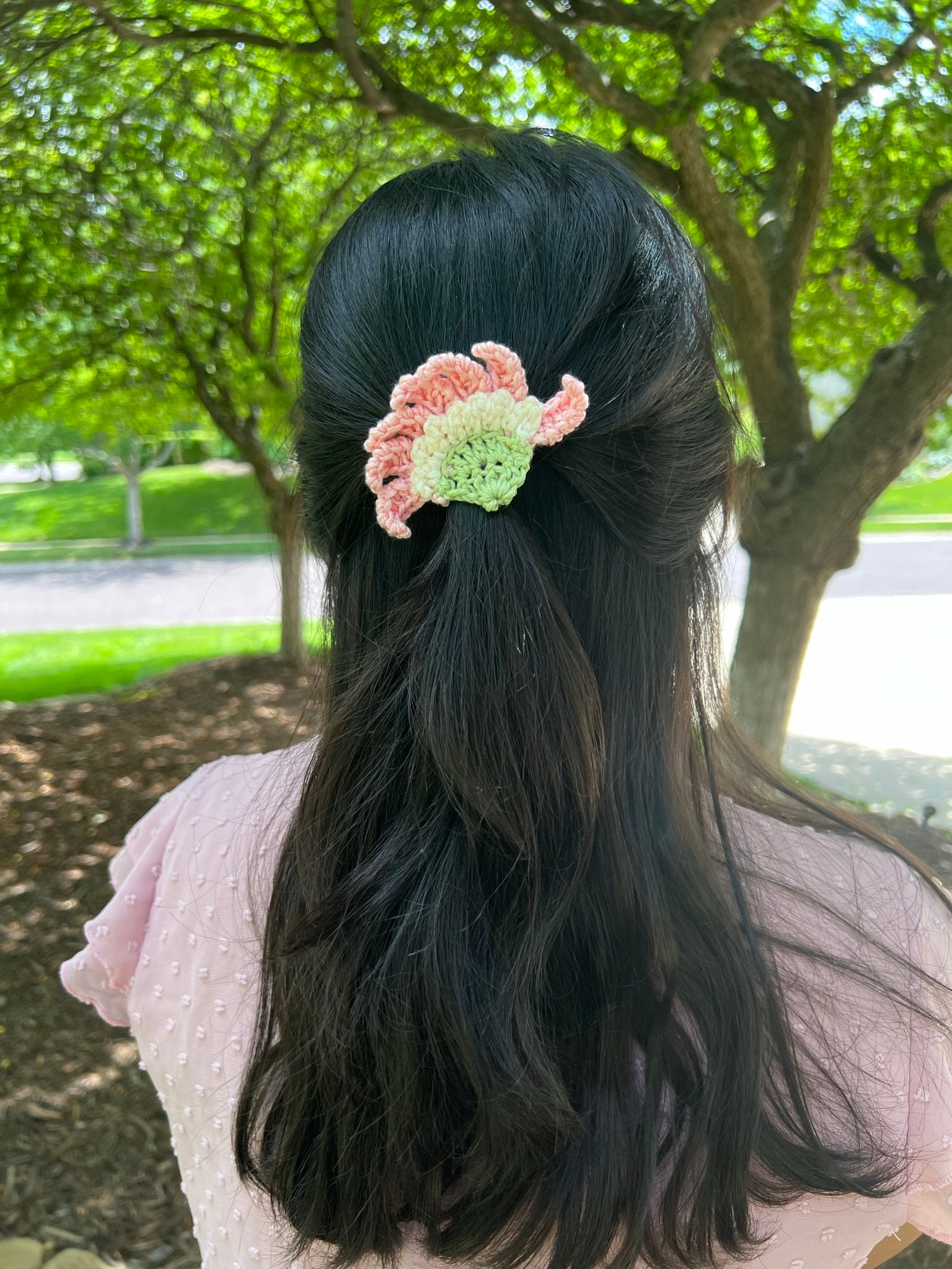 CROCHET PATTERN | Winged Blossom Crochet Hair Clips Collecction ...