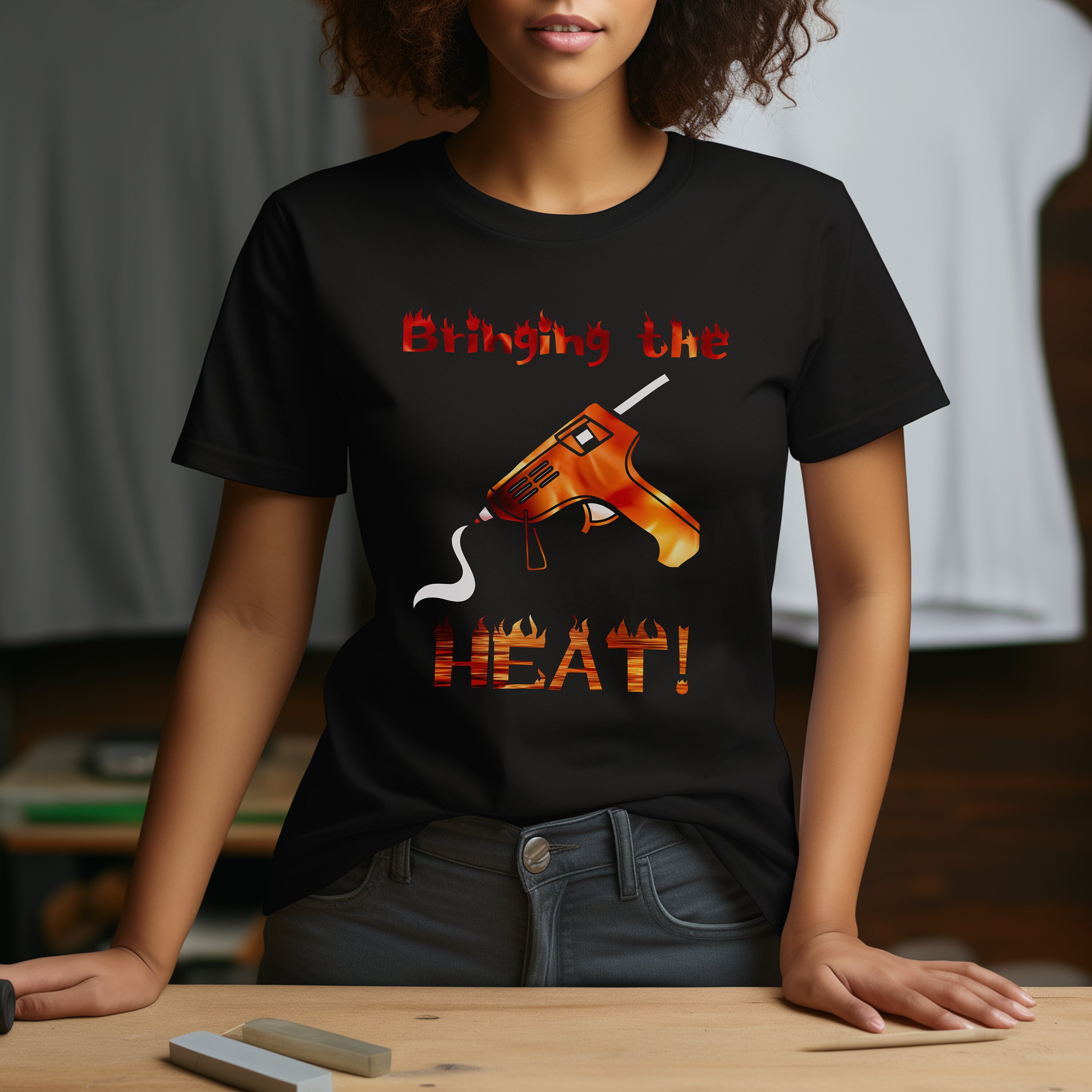 Crafting Shirt, Hot Glue Gun Shirt, Diy Shirt, Gift for Her, Womens ...