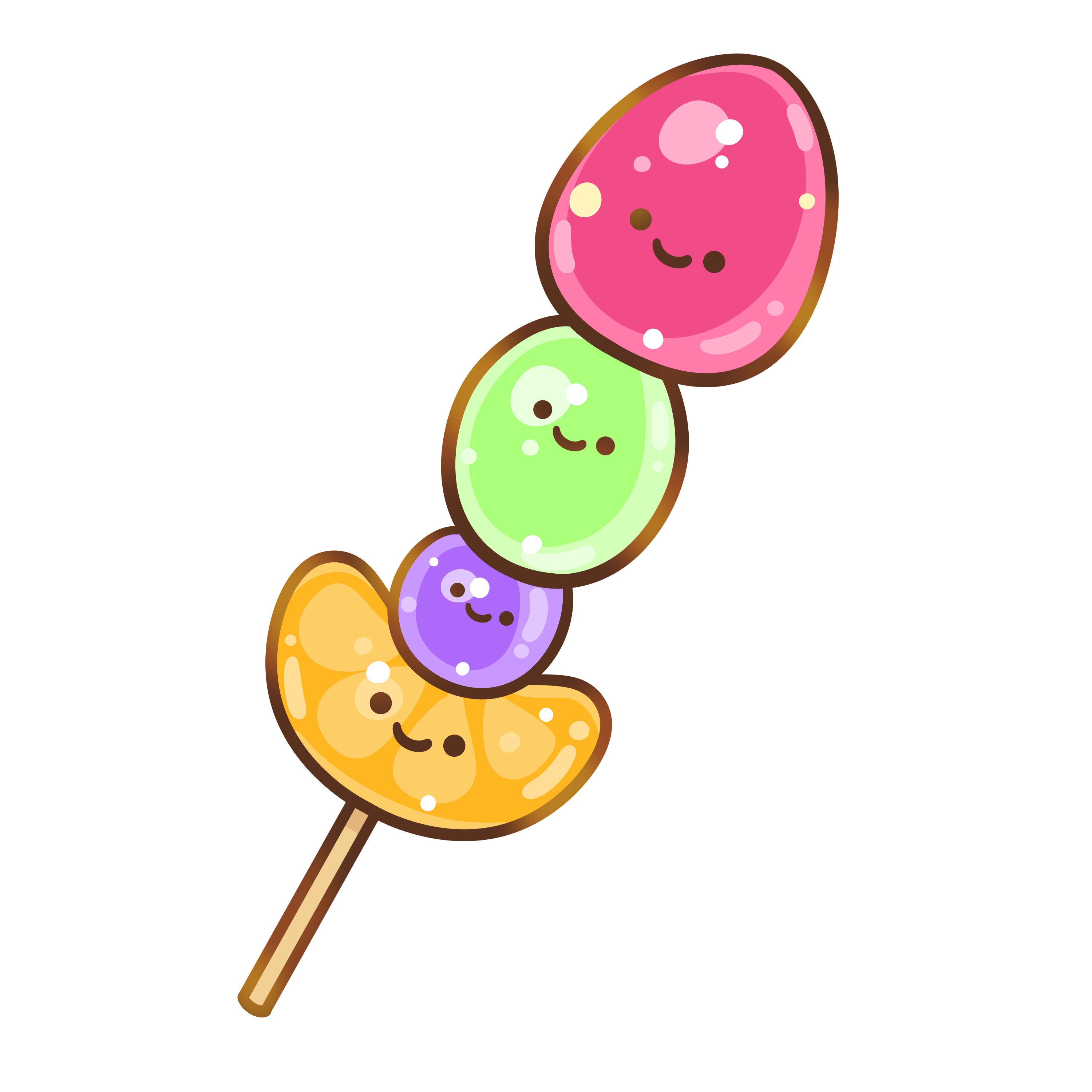 Tanghulu Vinyl 2" Matte Sticker - Etsy