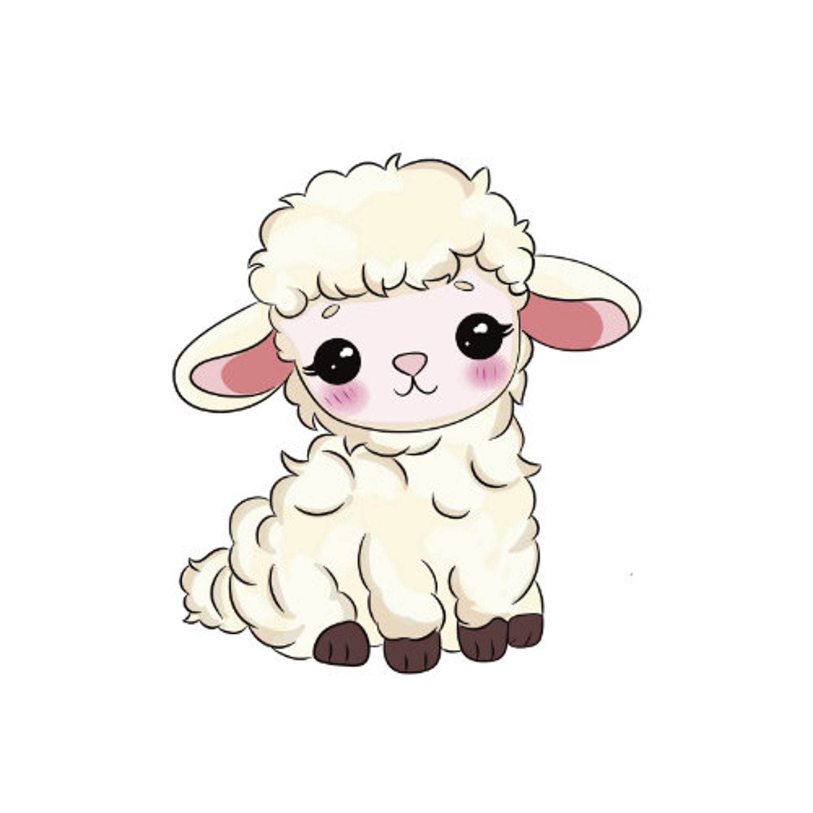 Sheep Vinyl Sticker 2" - Etsy