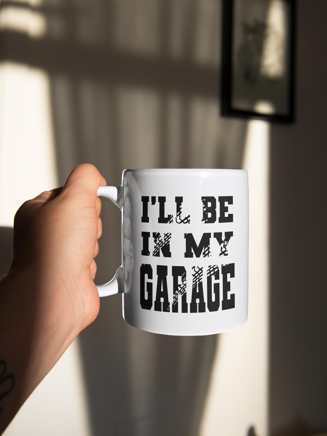 Car Guy Mug, I'll Be in My Garage Mug, Funny Mechanic Mug, Car ...