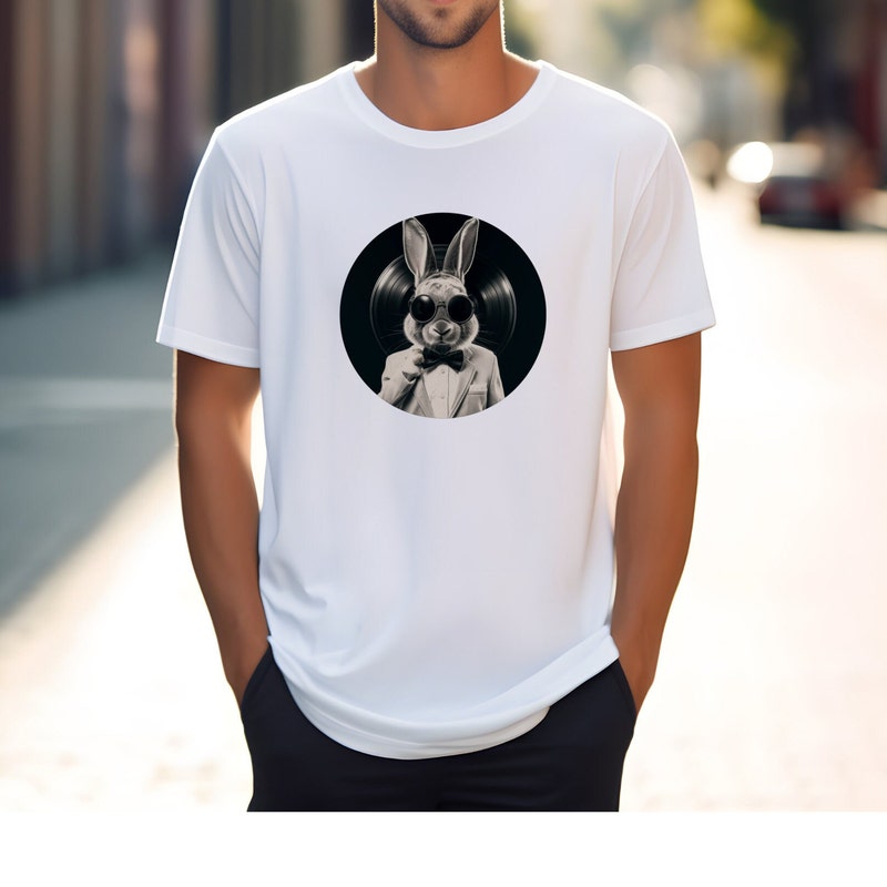 Rabbit T Shirt - Etsy