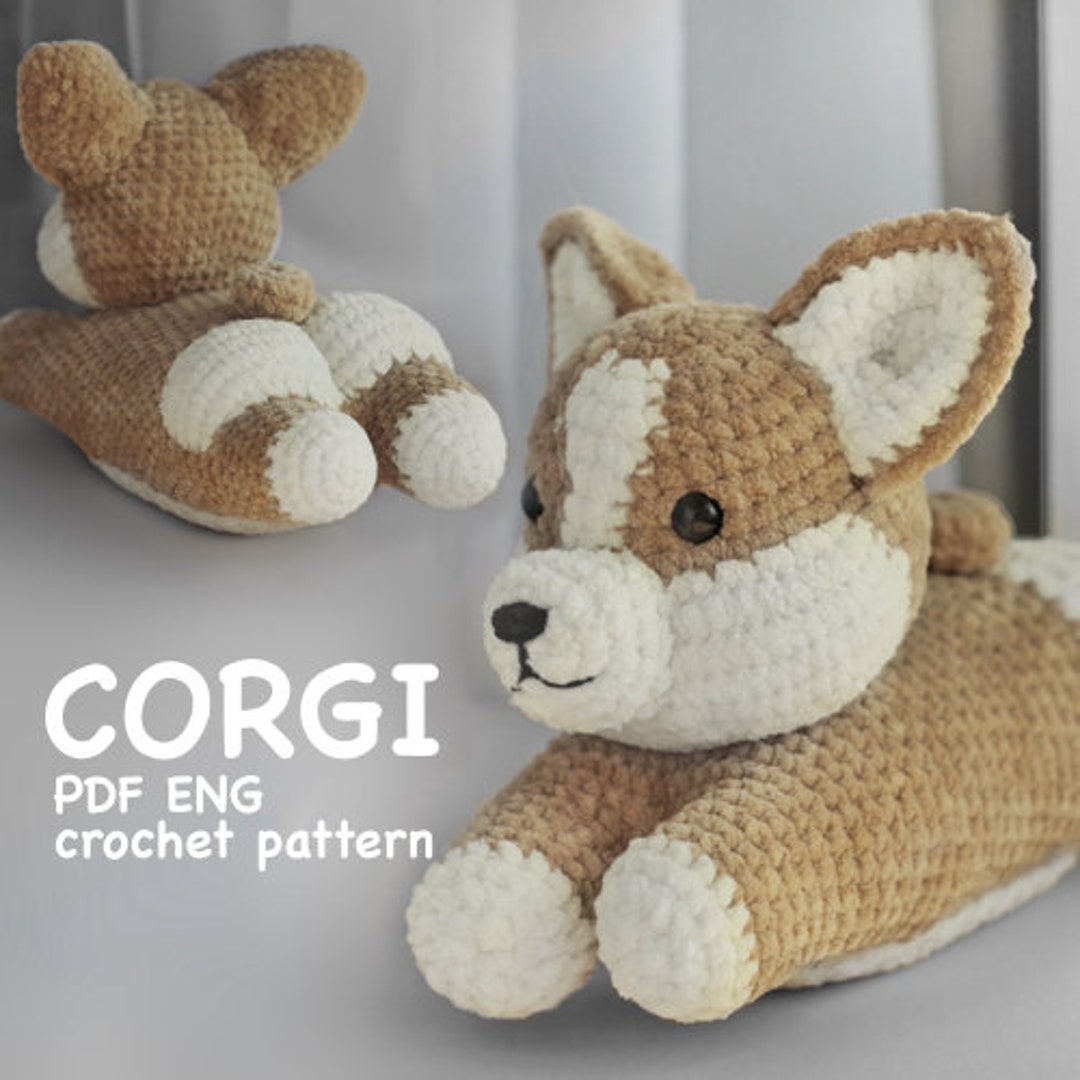 Corgi Crochet PDF Pattern, Dog Crochet Pattern - Etsy