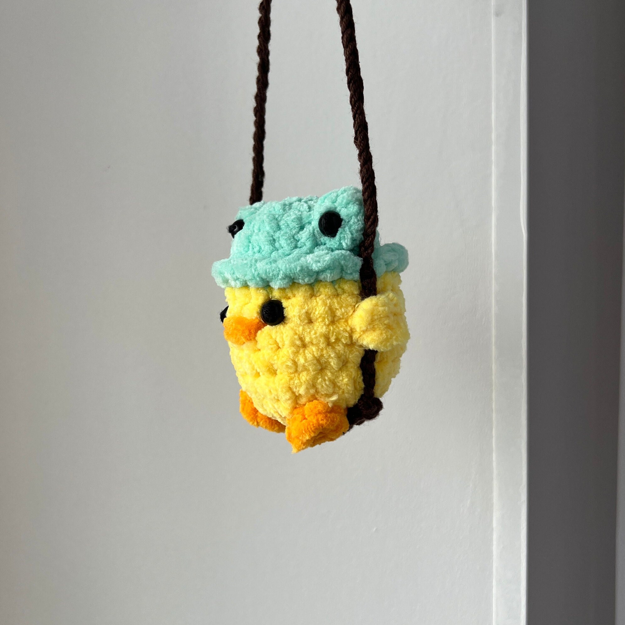 Duck Sit on Swing Crochet PDF Pattern, Duck Crochet Pattern, Amigurumi ...