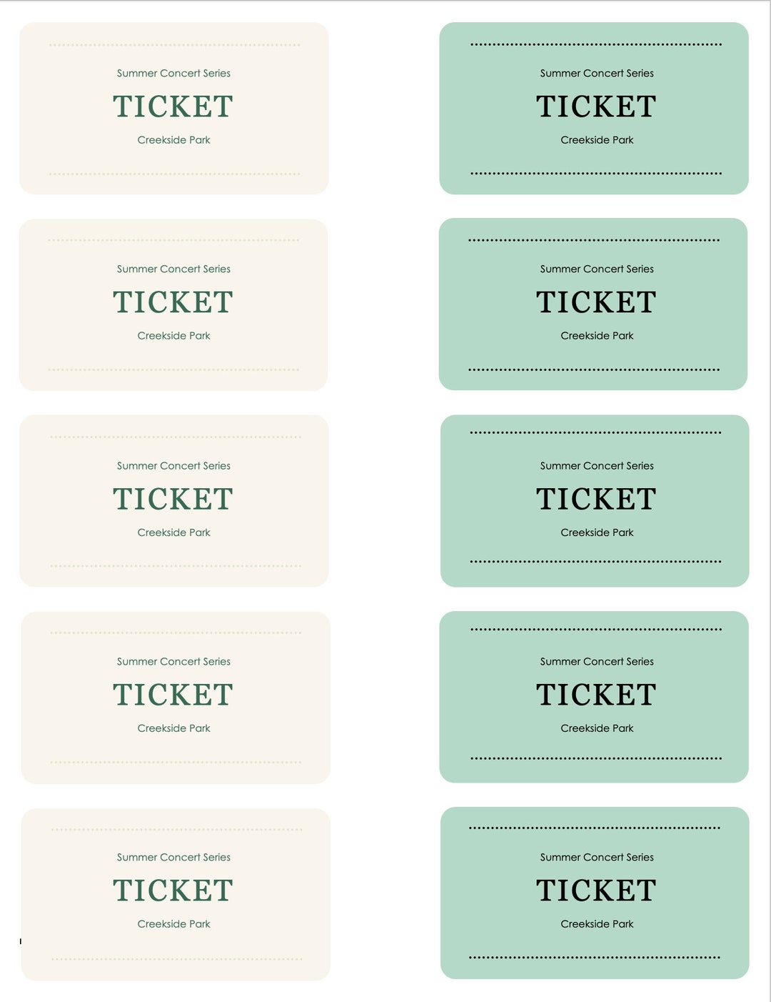 Printable Raffle Ticket Template | Editable Fundraiser Tickets ...
