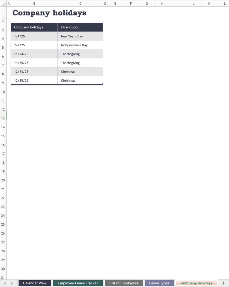 Attendance Tracker Excel Template | Employee Work Attendance ...