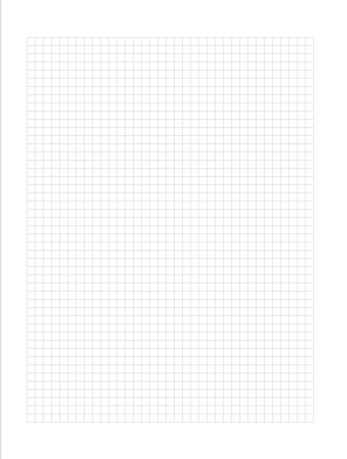 Printable Graph Paper Template for Excel | Customizable Grid in Three ...