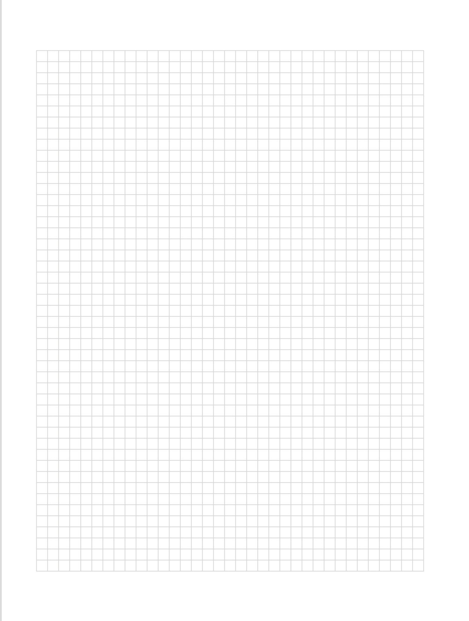 Printable Graph Paper Template for Excel | Customizable Grid in Three ...