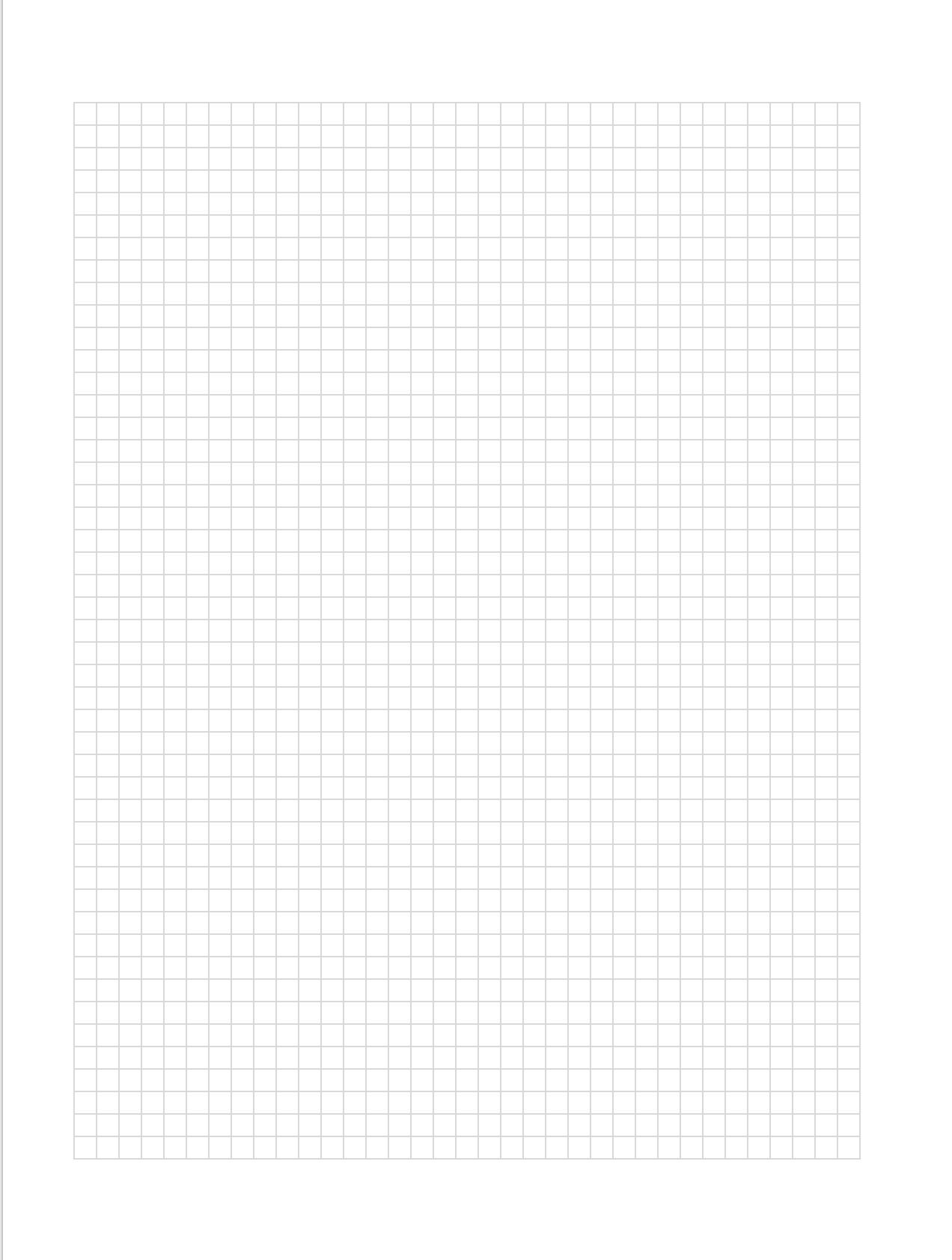 Printable Graph Paper Template for Excel | Customizable Grid in Three ...