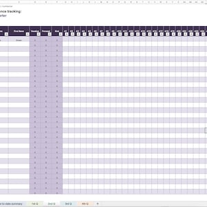 Editable Employee Attendance Tracker Excel Template | Vacation, Sick ...