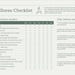 Wellness Checklist Template / Daily Wellness Planner / Health Tracking ...