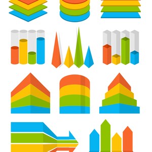 Infographic Shapes Presentation / Visualize Data, Compare Insights, and ...