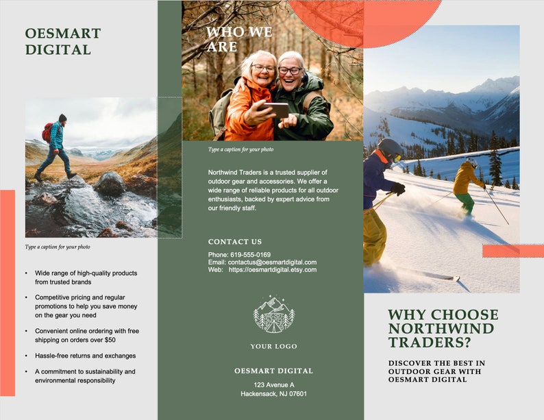 Customizable Tri-fold Business Brochure Template: Event Promotion - Etsy