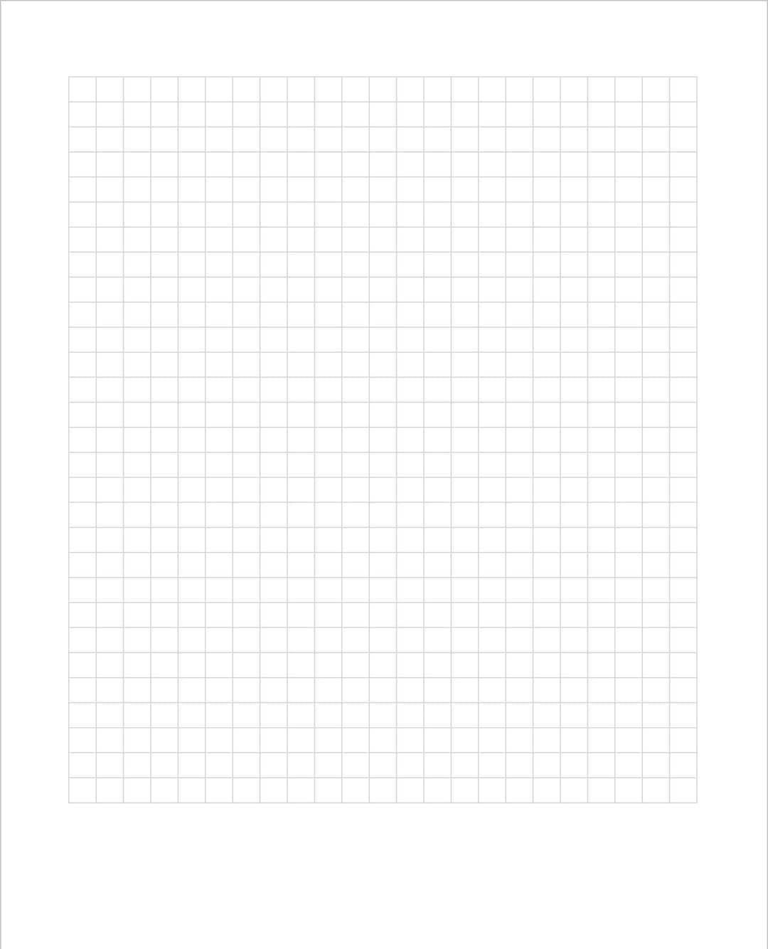 Graph Paper Excel Template | Printable Grid Paper | Customizable Math ...