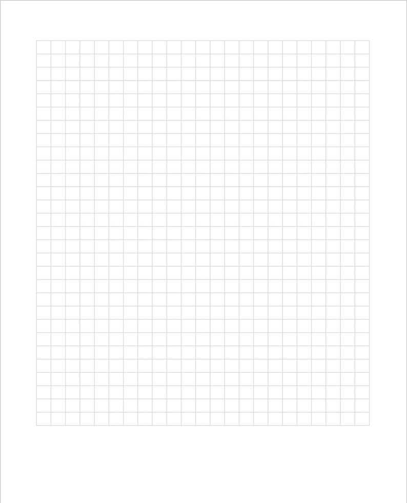 Printable Graph Paper Template for Excel | Customizable Grid in Three ...