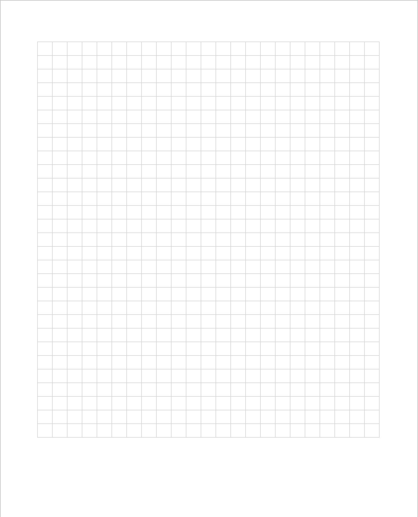 Printable Graph Paper Template for Excel | Customizable Grid in Three ...