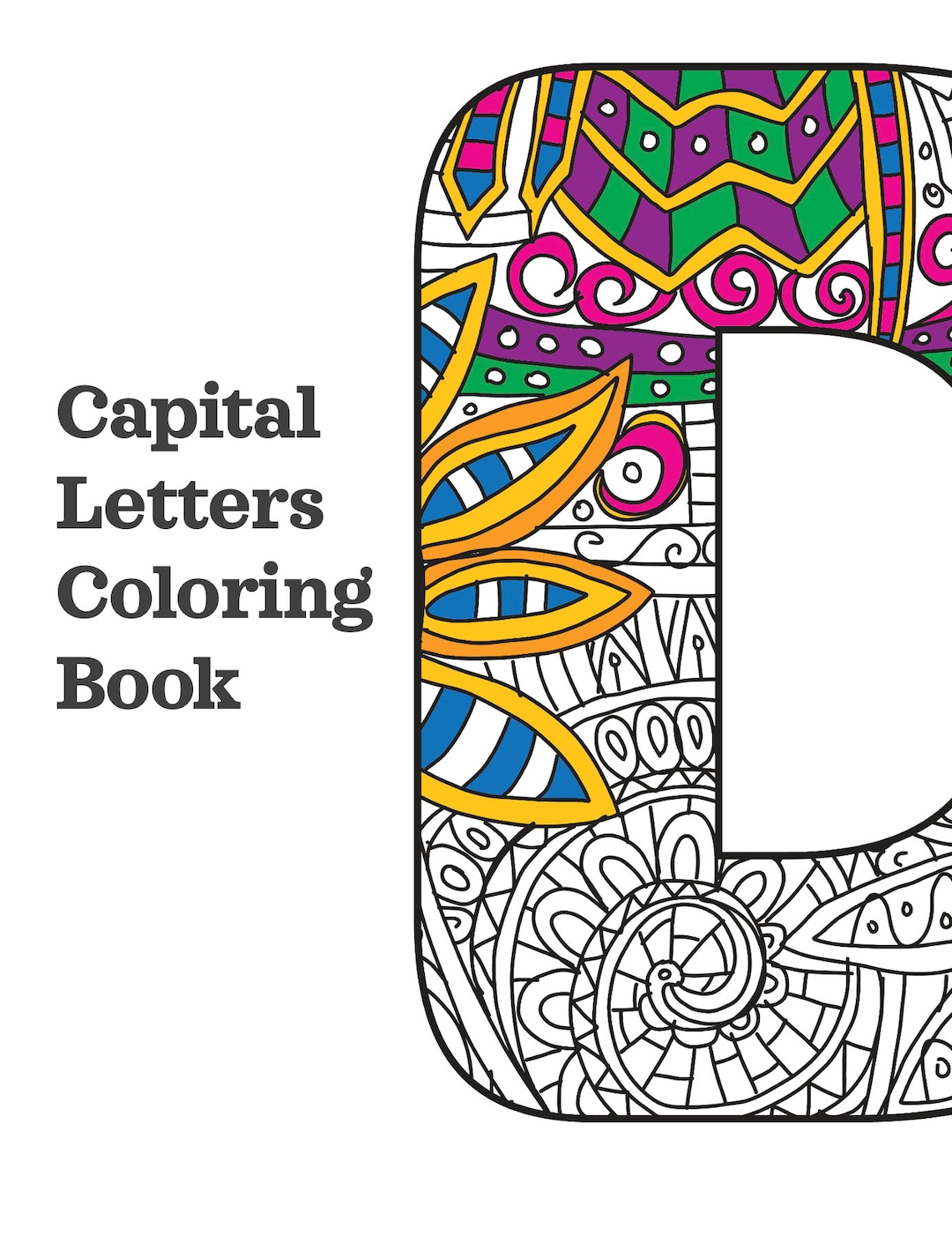 Alphabet Coloring Book for Kids | Capital Letters Fun Activity | Early ...